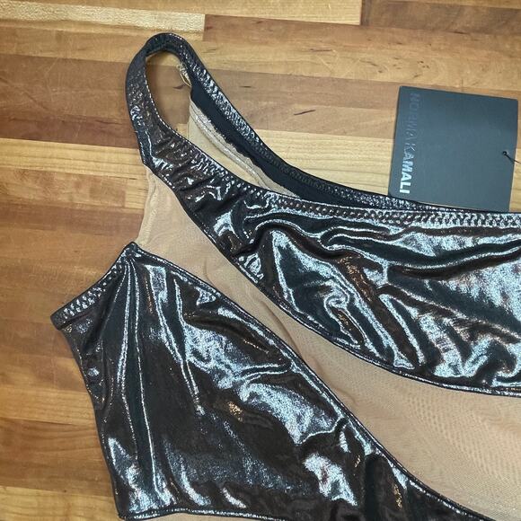 Norma Kamali | Swim | Norma Kamali Snake Metallic Mesh Swimsuit ...